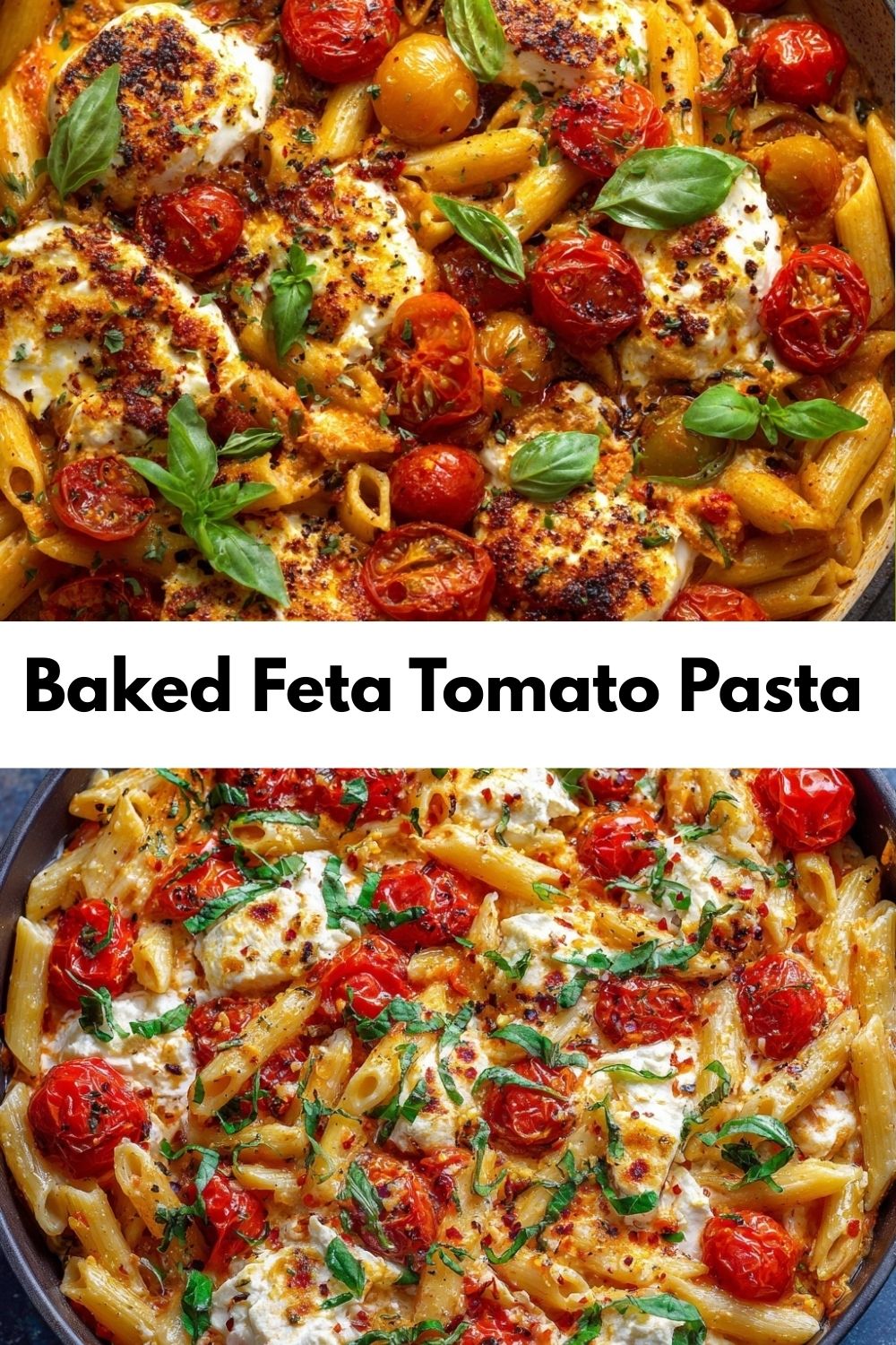 Baked Feta Tomato Pasta : The Viral One-Pan Wonder - The recipe mingle