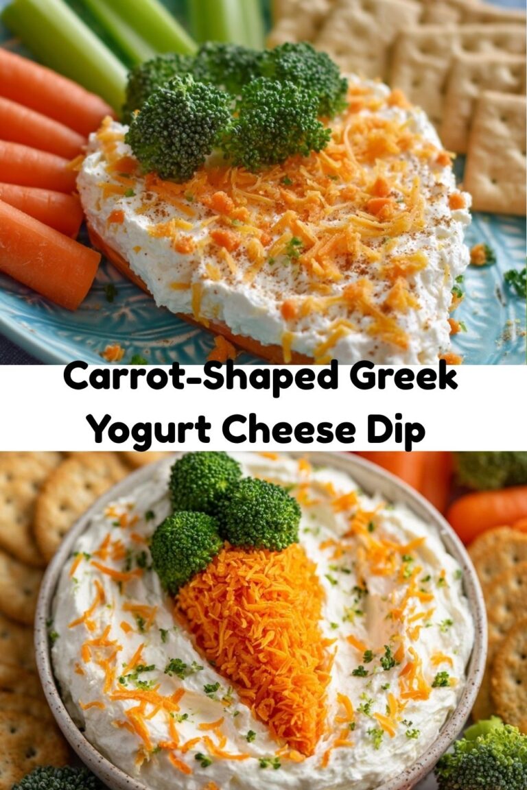 Easter Carrot-Shaped Greek Yogurt Cheese Dip : Healthy & Fun Holiday ...