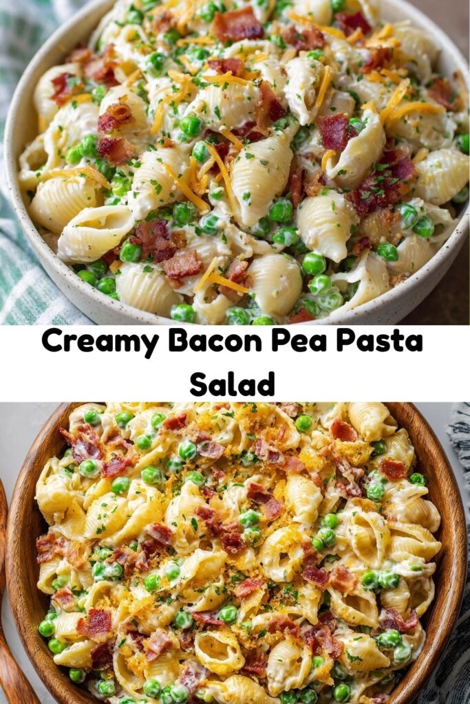 Creamy Bacon Pea Pasta Salad : The Recipe Everyone Asks For - The ...