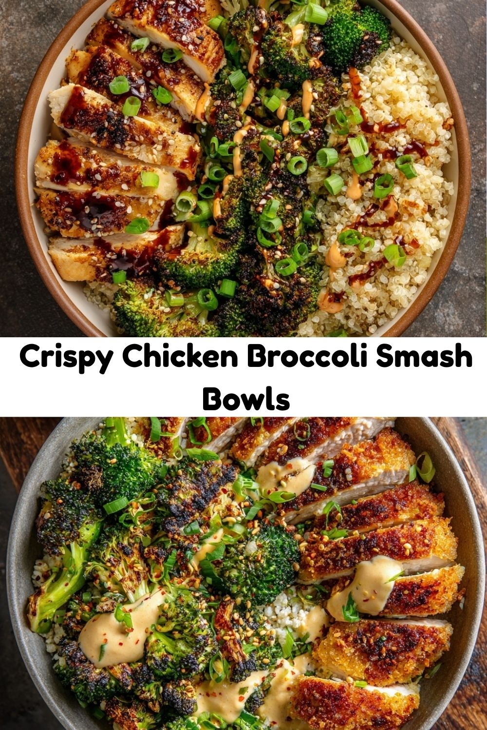 Chicken Broccoli Smash Bowls: Crispy Veg, Lean Protein & Flavor-Packed ...