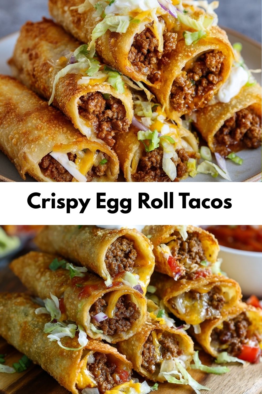 Crispy Egg Roll Tacos : The Ultimate Fusion Snack - The recipe mingle