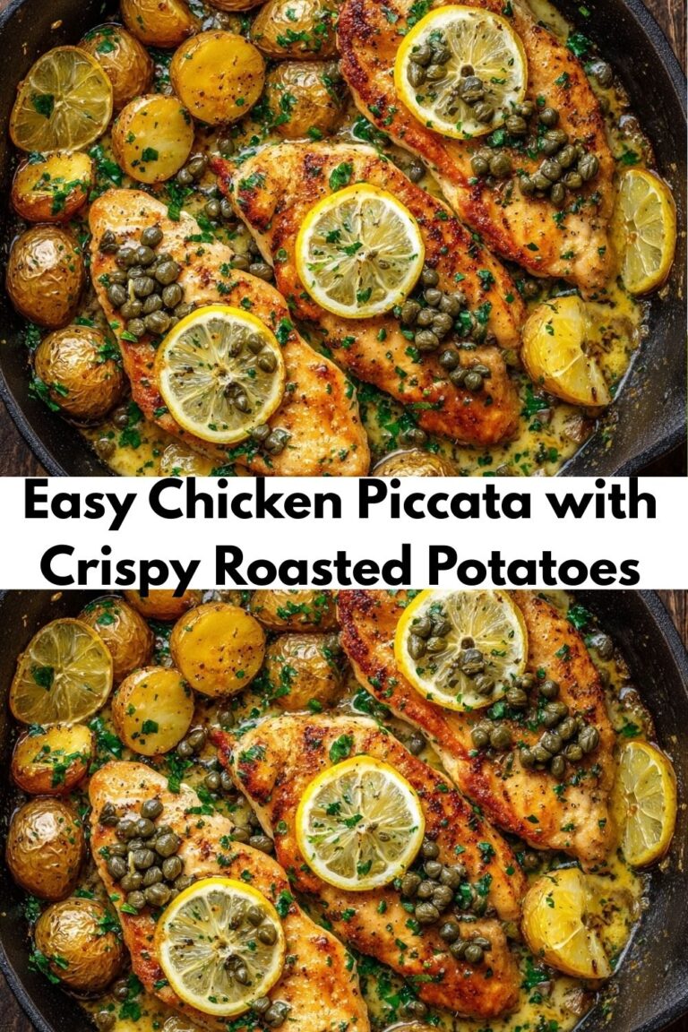 Chicken Piccata with Roasted Baby Potatoes : Bright, Buttery & Elegant ...
