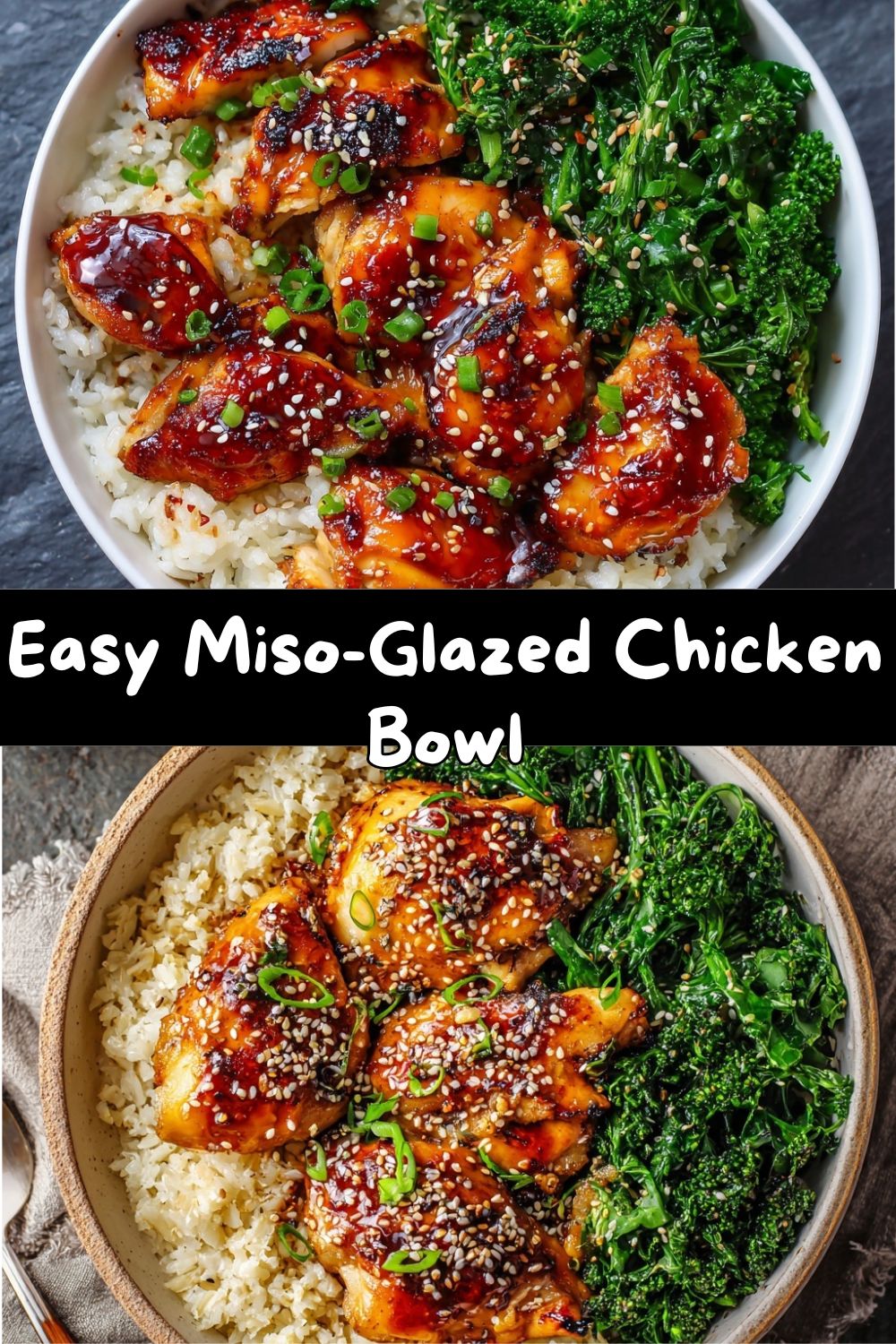 Miso-Glazed Chicken with Rice & Greens : Fast, Flavorful & Surprisingly ...