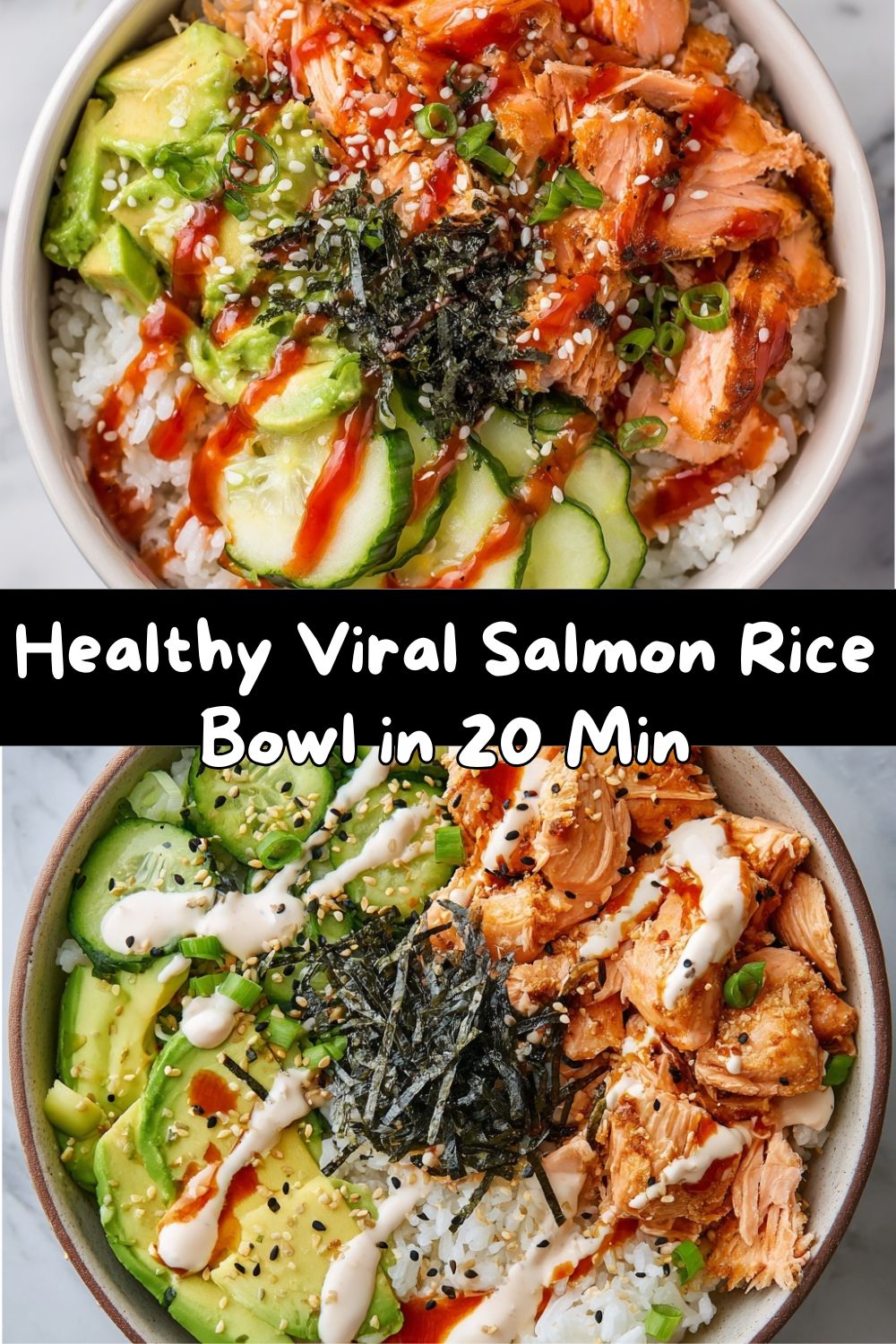 Viral Salmon Rice Bowl (Healthy Version) : A TikTok Classic with a ...