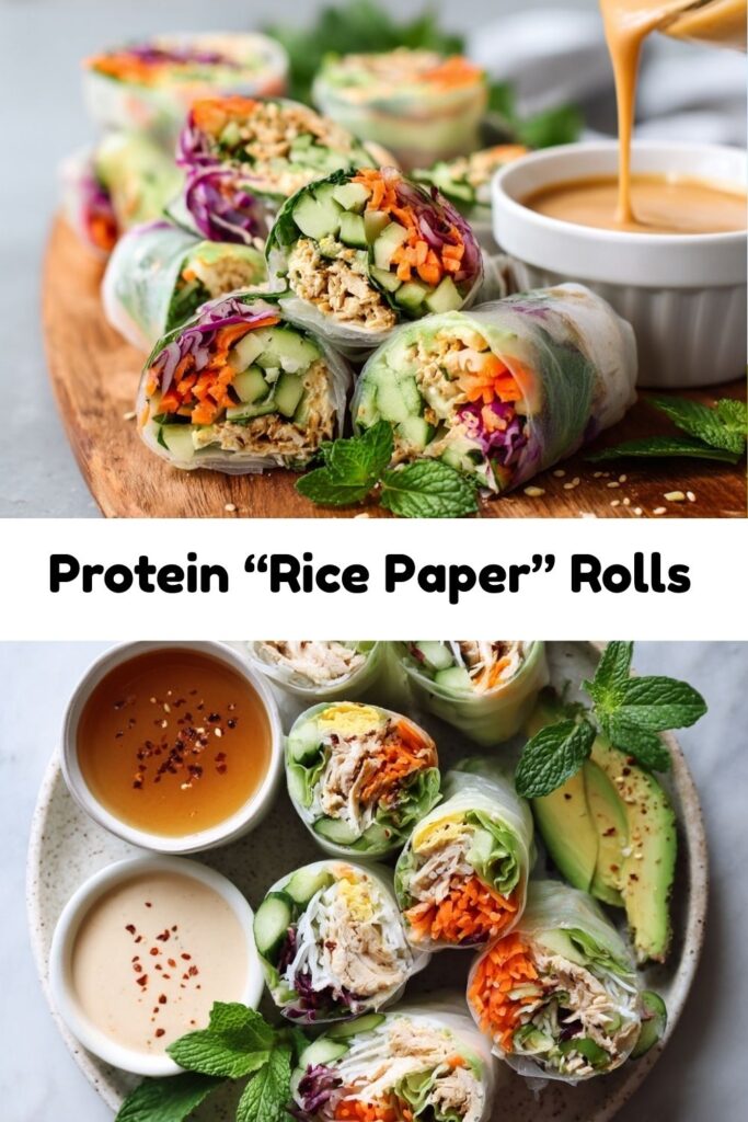 Protein “Rice Paper” Rolls : High-Protein, Low-Carb, and Perfectly ...