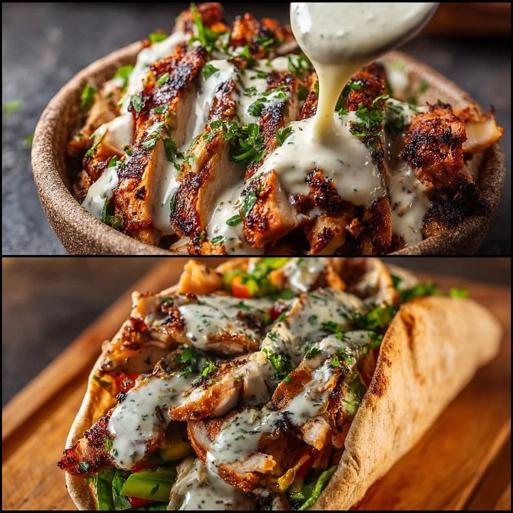 Chicken Shawarma with Garlic Sauce