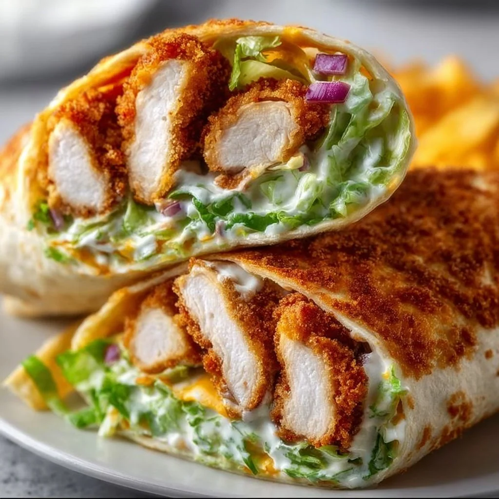 Crispy Chicken Ranch Snack Wrap